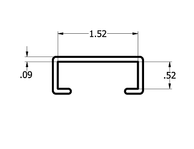 Spiratex C-Channels | UHMW Profiles for Metal Bars