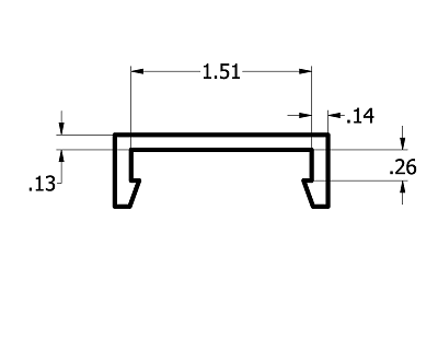 Spiratex C-Channels | UHMW Profiles for Metal Bars